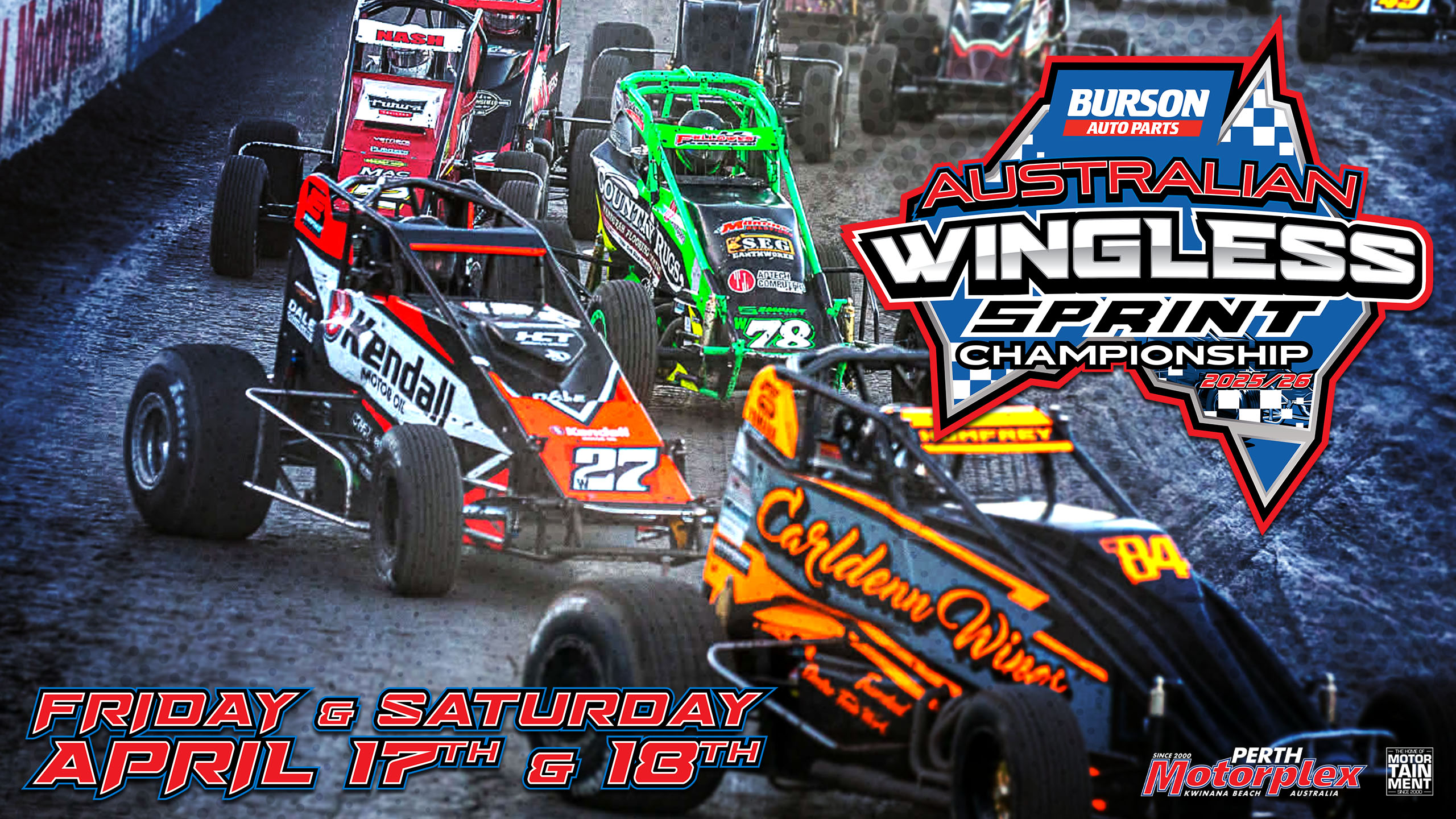 Burson Auto Parts Australian Wingless Sprint Championship - Perth Motorplex